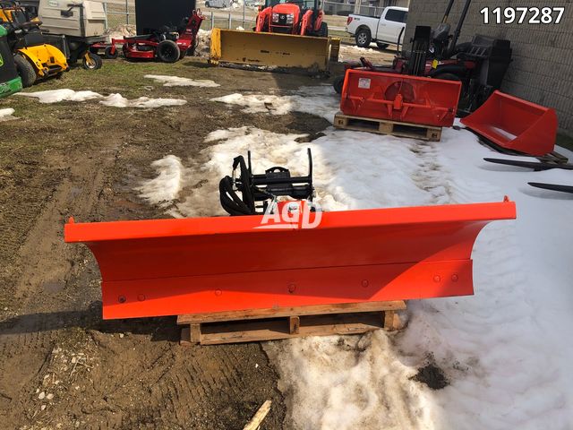 Used 2021 Kubota BX Tractor 60" Heavy Duty Front Blade Snow Blade ...