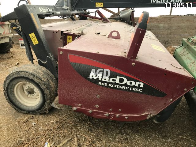 Used 2013 MacDon R85 Disc Mower Conditioner | AgDealer