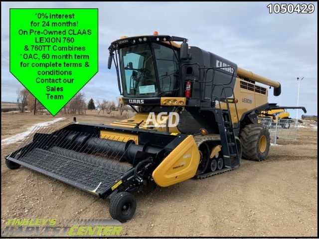 Used 2017 CLAAS LEXION 760TT Combine | AgDealer