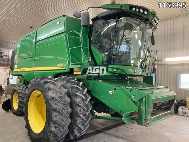 John Deere T670 Combines Harvesting Equipment For Sale in Canada & USA ...