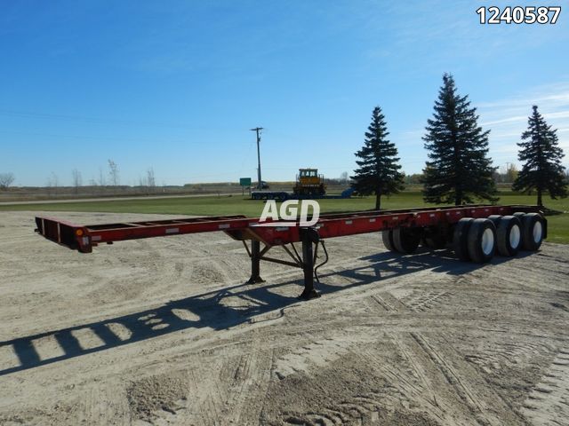 Used 2001 Lode King 40ft Tridem Container Chassis Trailer - Flat Deck ...