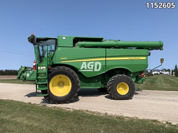 Used 2017 John Deere S670 Combine | AgDealer