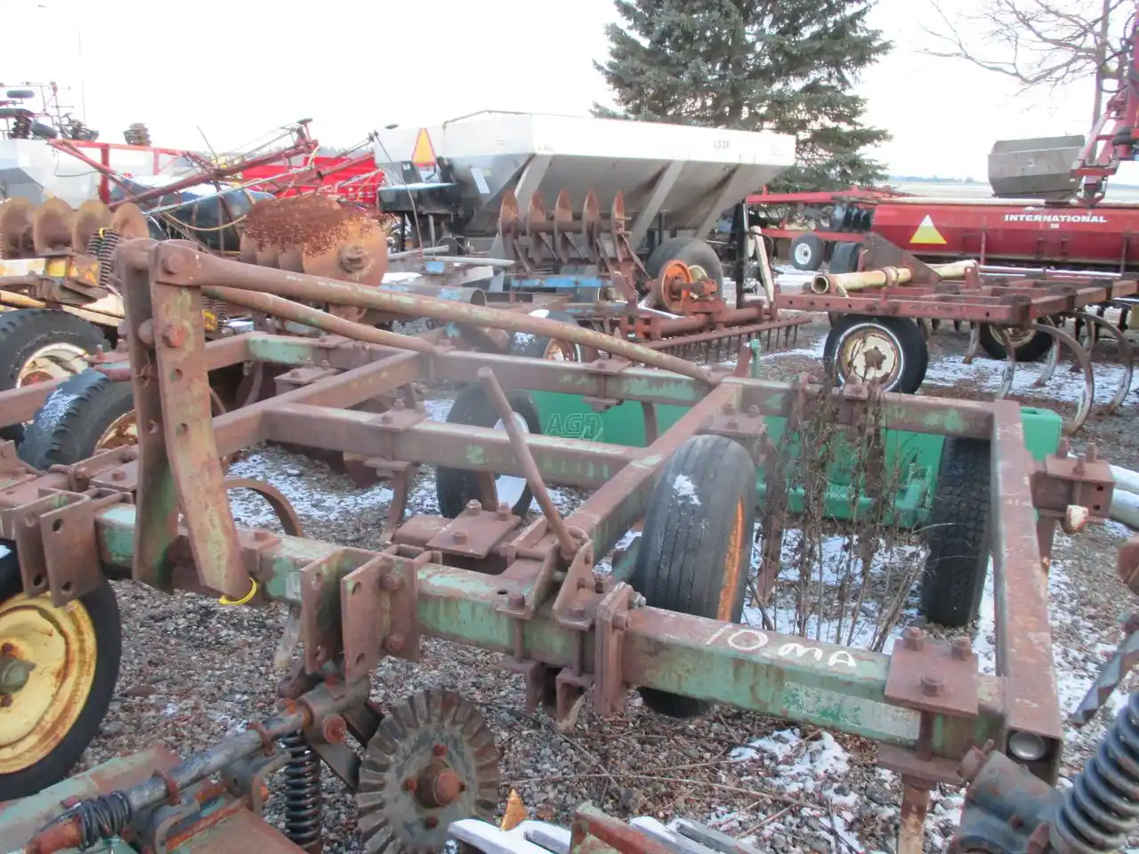 Used Oliver 10 Shank Chisel Plow