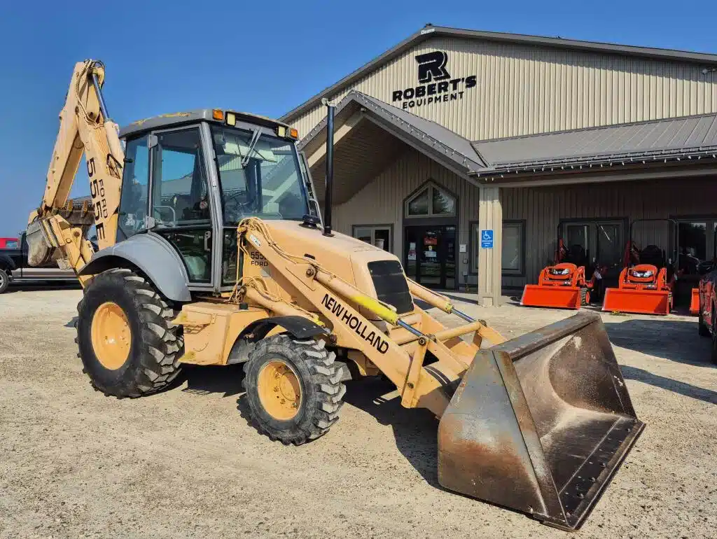 Used 1997 New Holland 555E Backhoe
