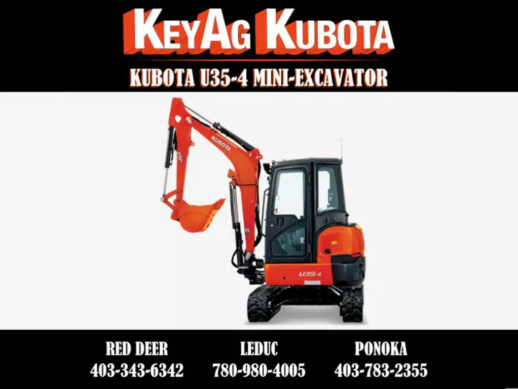 New 2025 Kubota U Series U35-4 Excavator