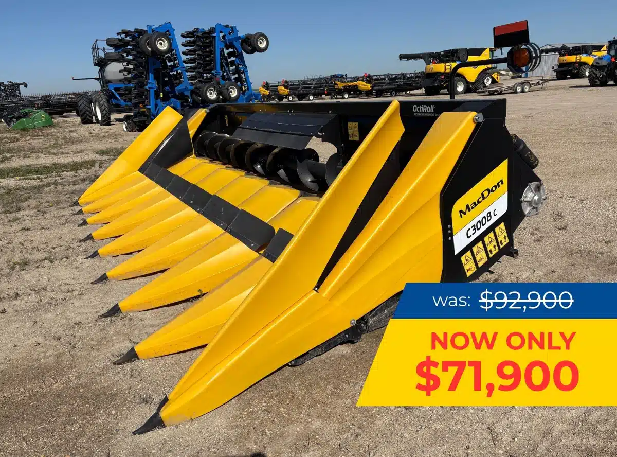 Used 2021 MacDon Industries Ltd. C3008C Header - Row Crop