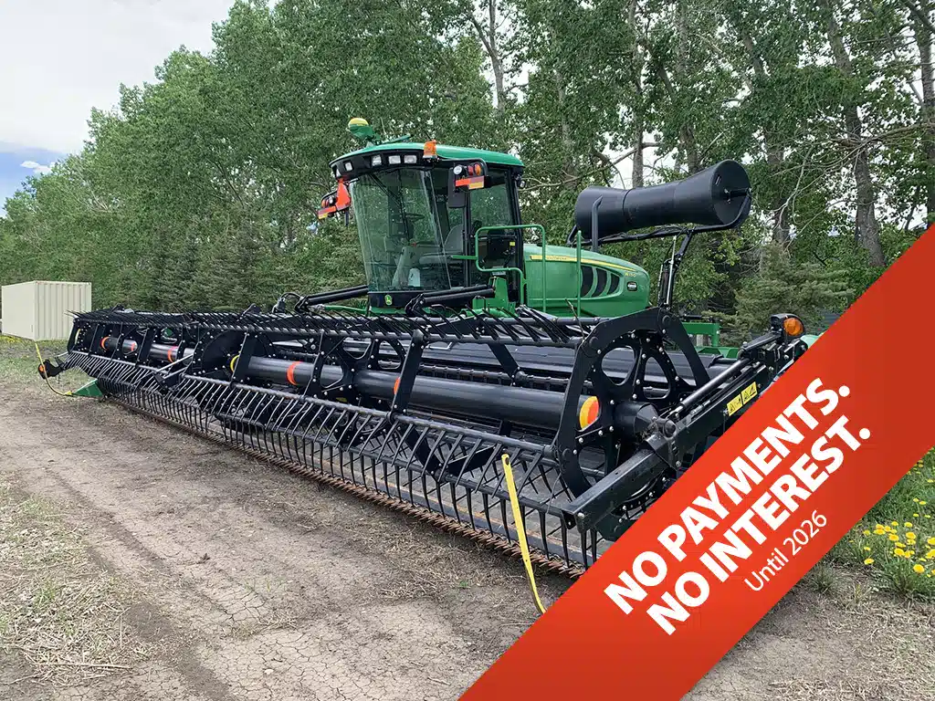 Used 2014 John Deere W150 Windrower