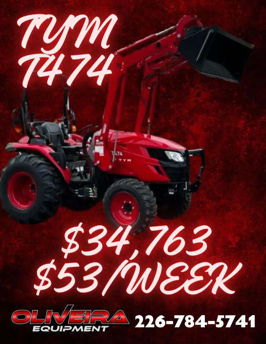 New 2024 TYM T474 Tractor | AgDealer