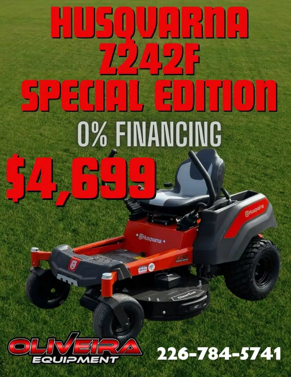 New 2024 Husqvarna Z242F Special Edition Mower - Zero Turn | AgDealer