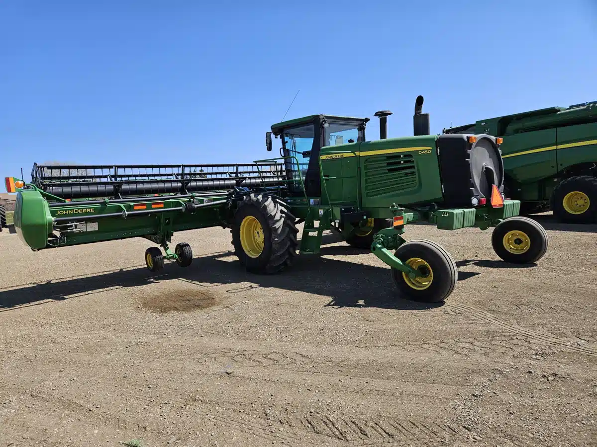 Used 2012 John Deere D450 Windrower