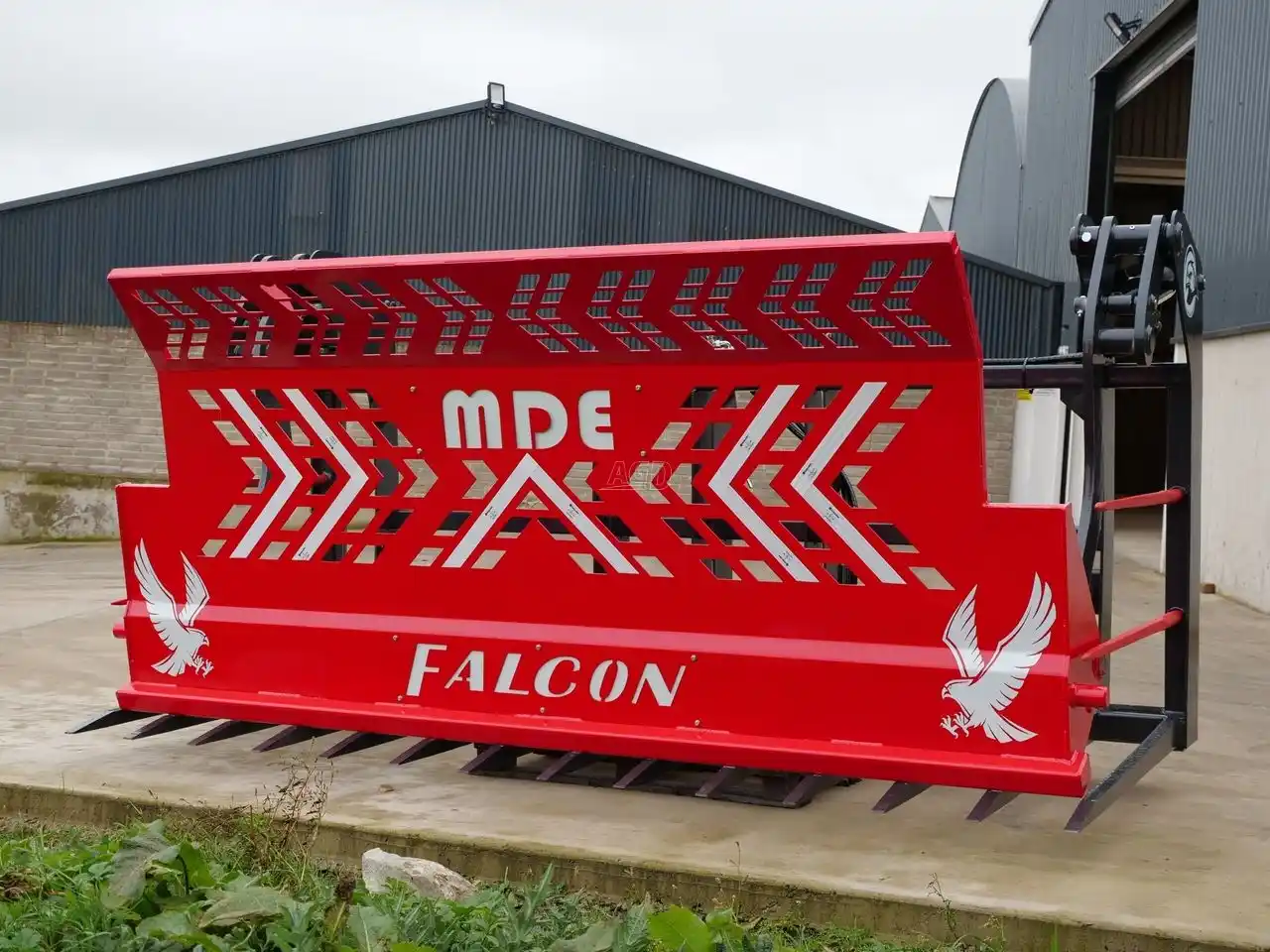 New 2024 MDE Machinery Falcon 12 ft Grass Push Off Fork Fork