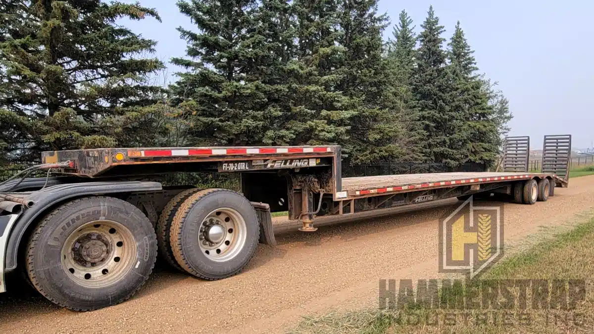 Used 2013 Felling 53 Ft Tandem Axle Step Deck Air Ramp Trailer Trailer ...