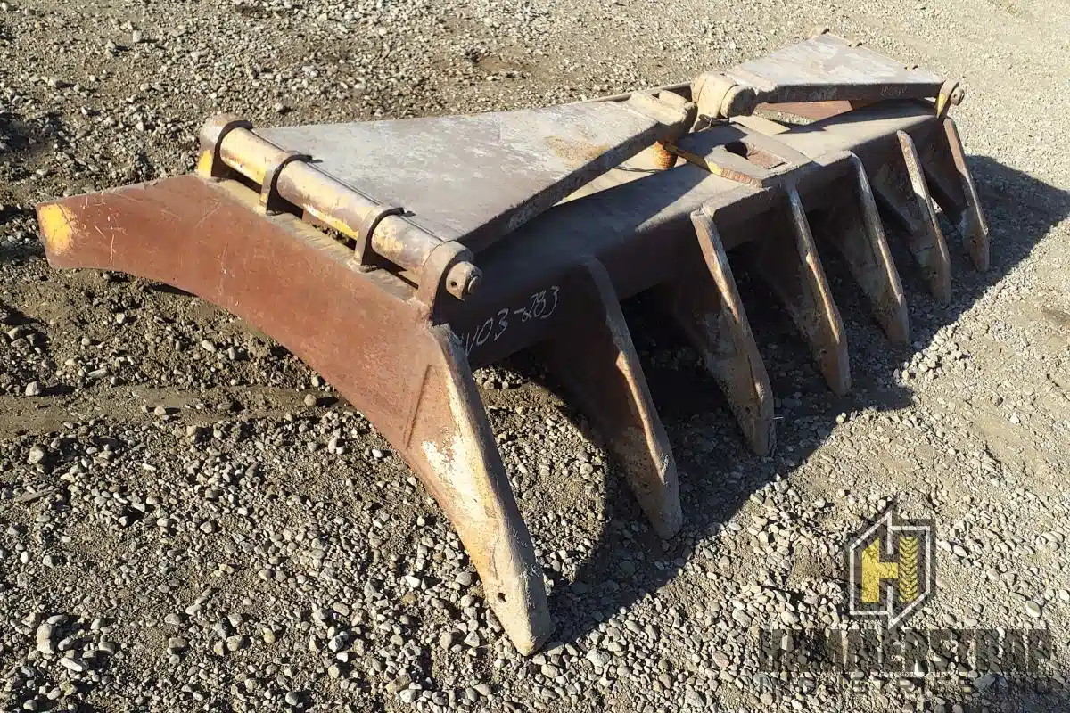 Used Caterpillar D Series 127 inch 7 Tooth Root Brush Rake Dozer ...