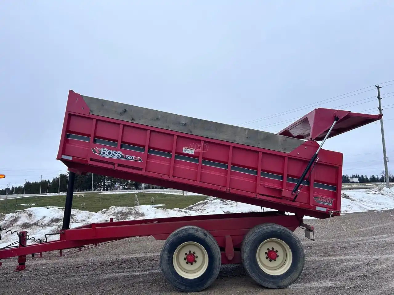 Used 2021 John BM Mfg Ltd. T-1500DB DIRT BOSS Trailer - Dump | AgDealer