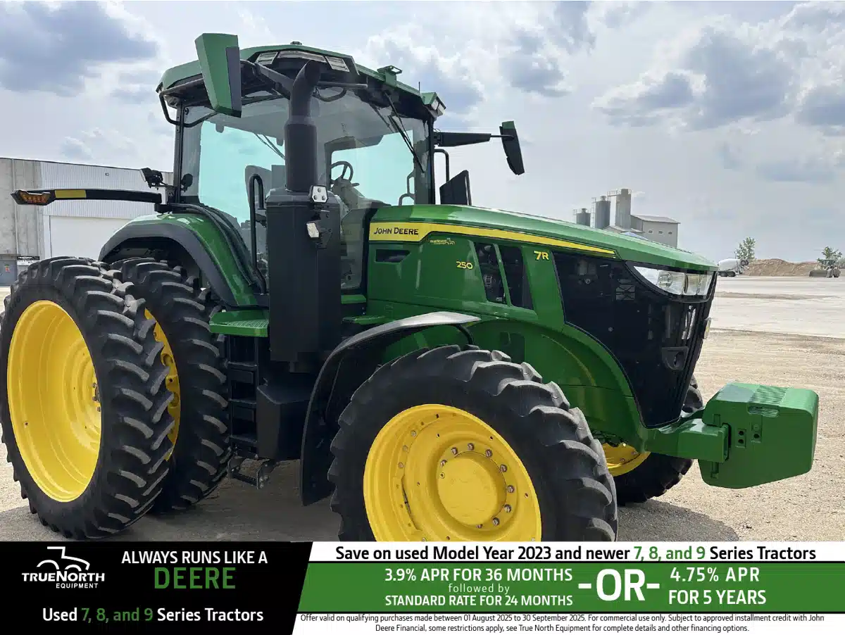 Used 2023 John Deere 7R 250 Tractor