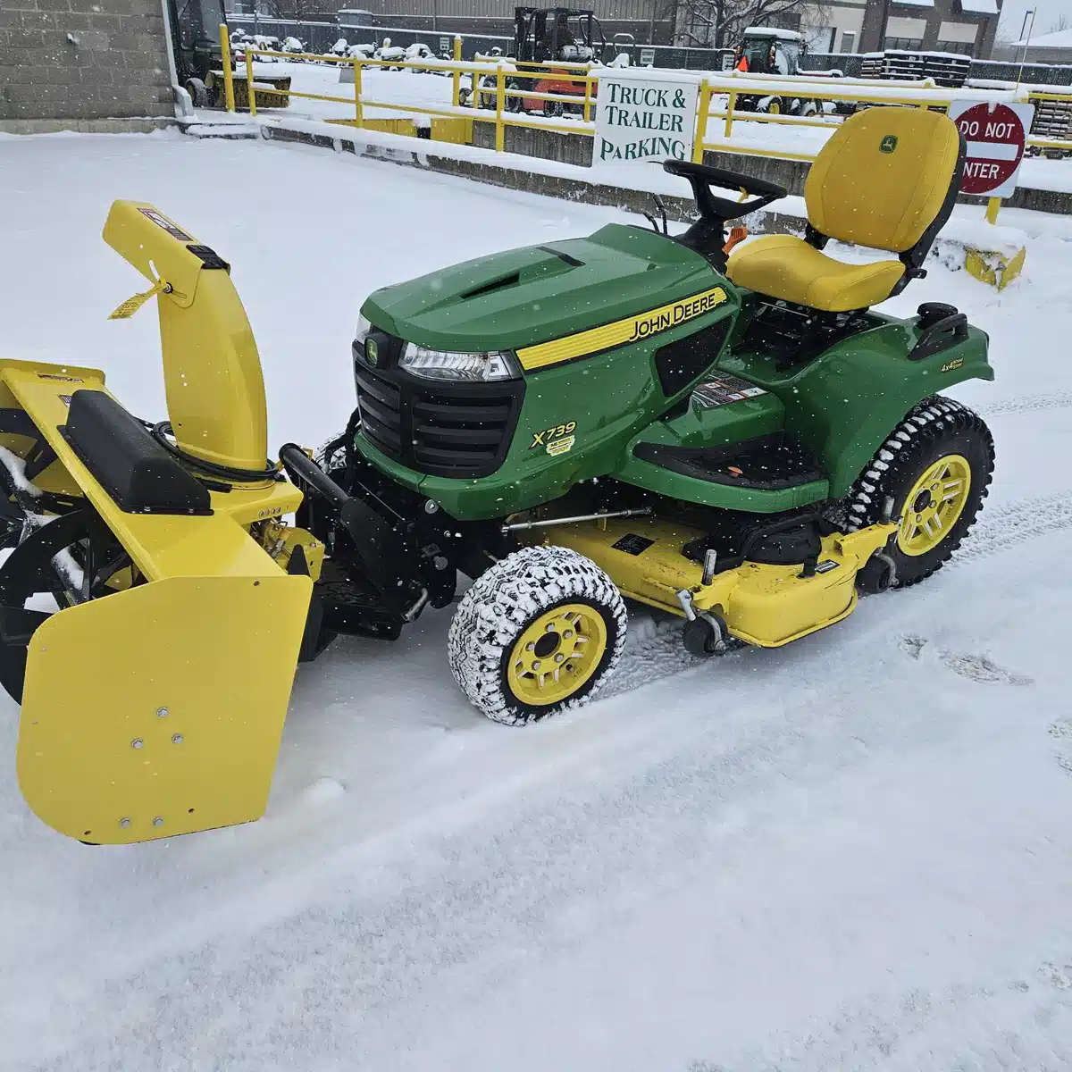 Used 2021 John Deere X739 Lawn Tractor