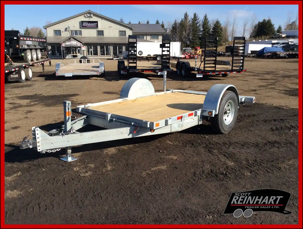 New 2023 Canada Trailers 6X12 GALVANIZED Trailer - Tilt Deck | AgDealer