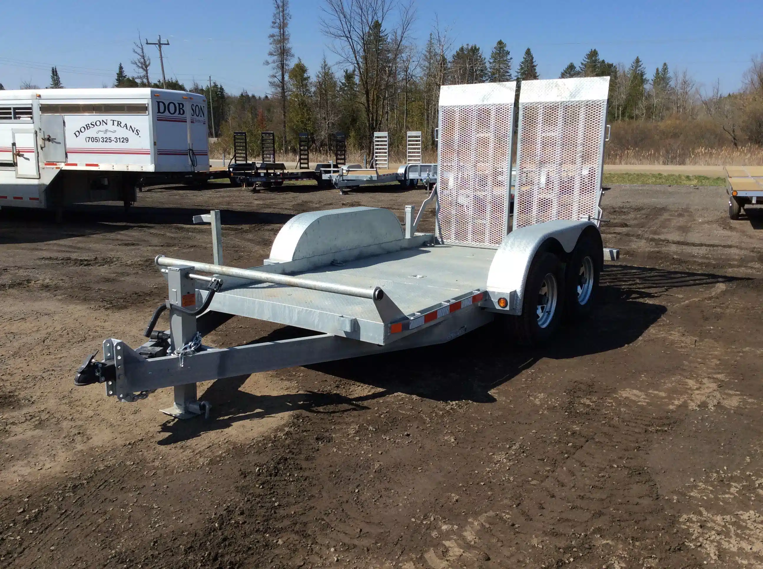 New 2024 Canada Trailers 6X12 5 TON GALVANIZED Scissor Lift Trailer ...