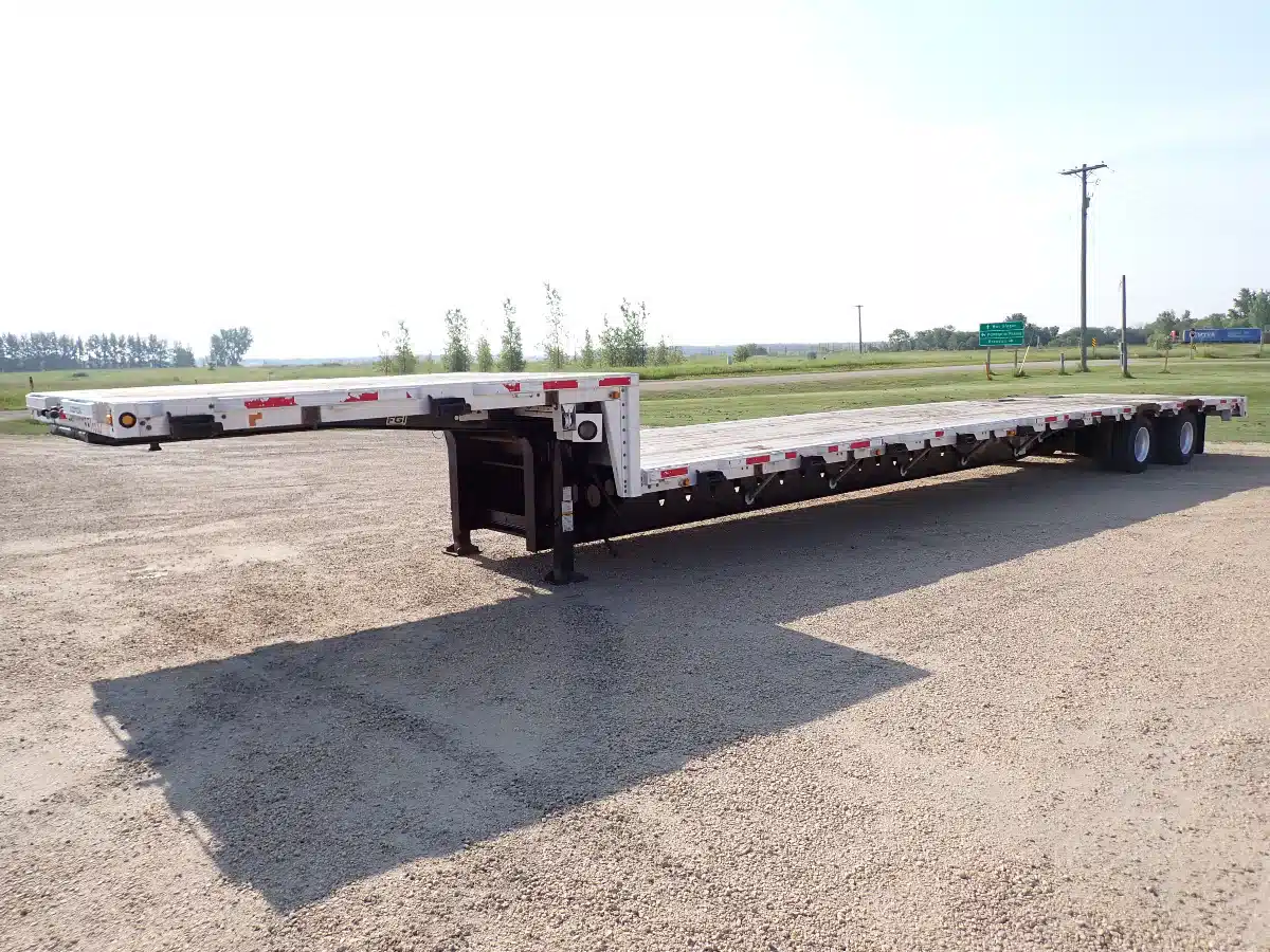 Used 2013 Lode King 53ft Tandem Aluminum Combo Lo Pro Trailer - Step ...