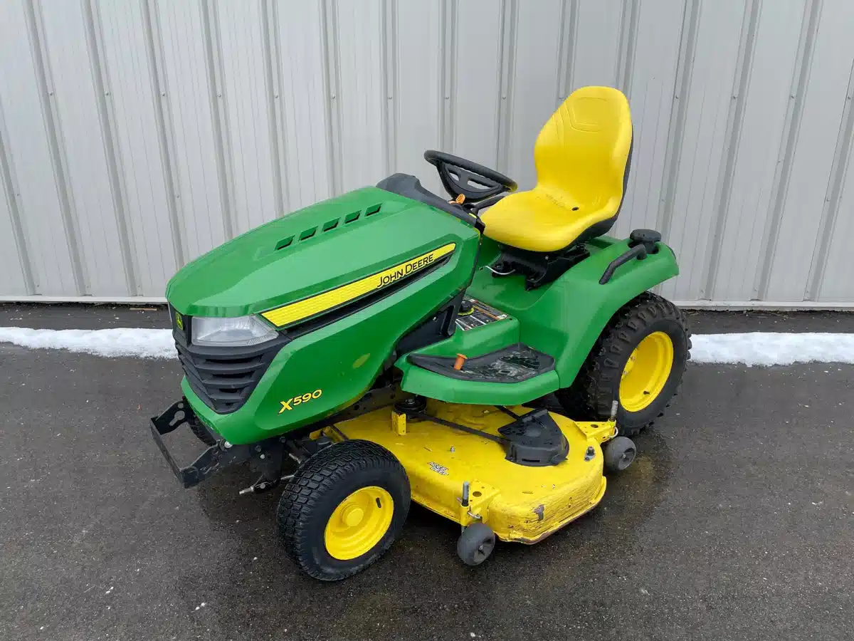 Used 2020 John Deere X590 Lawn Tractor